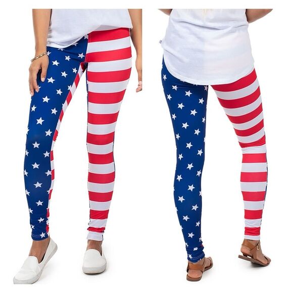 Tipsy Elves | Pants & Jumpsuits | Tipsy Elves American Flag Usa Stars ...
